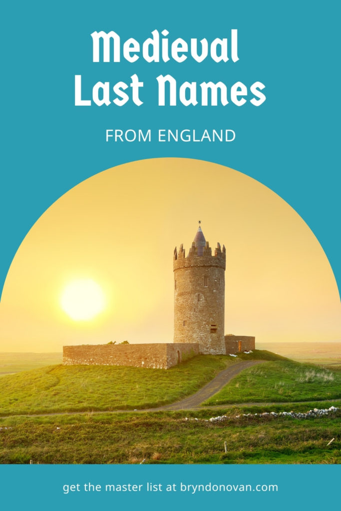 Medieval Last Names from England