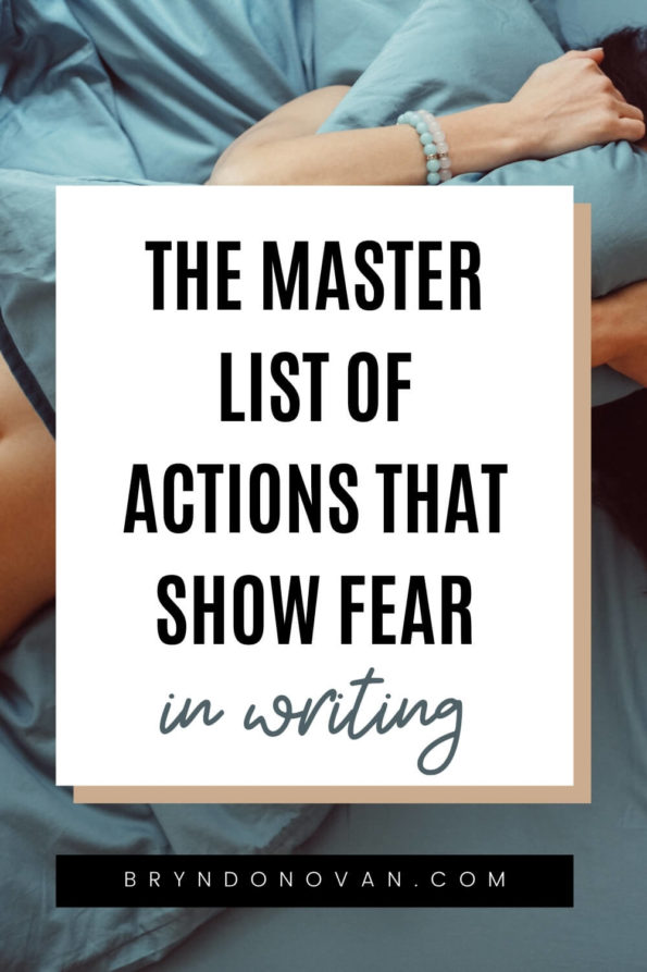 Master List of Actions That Show Fear