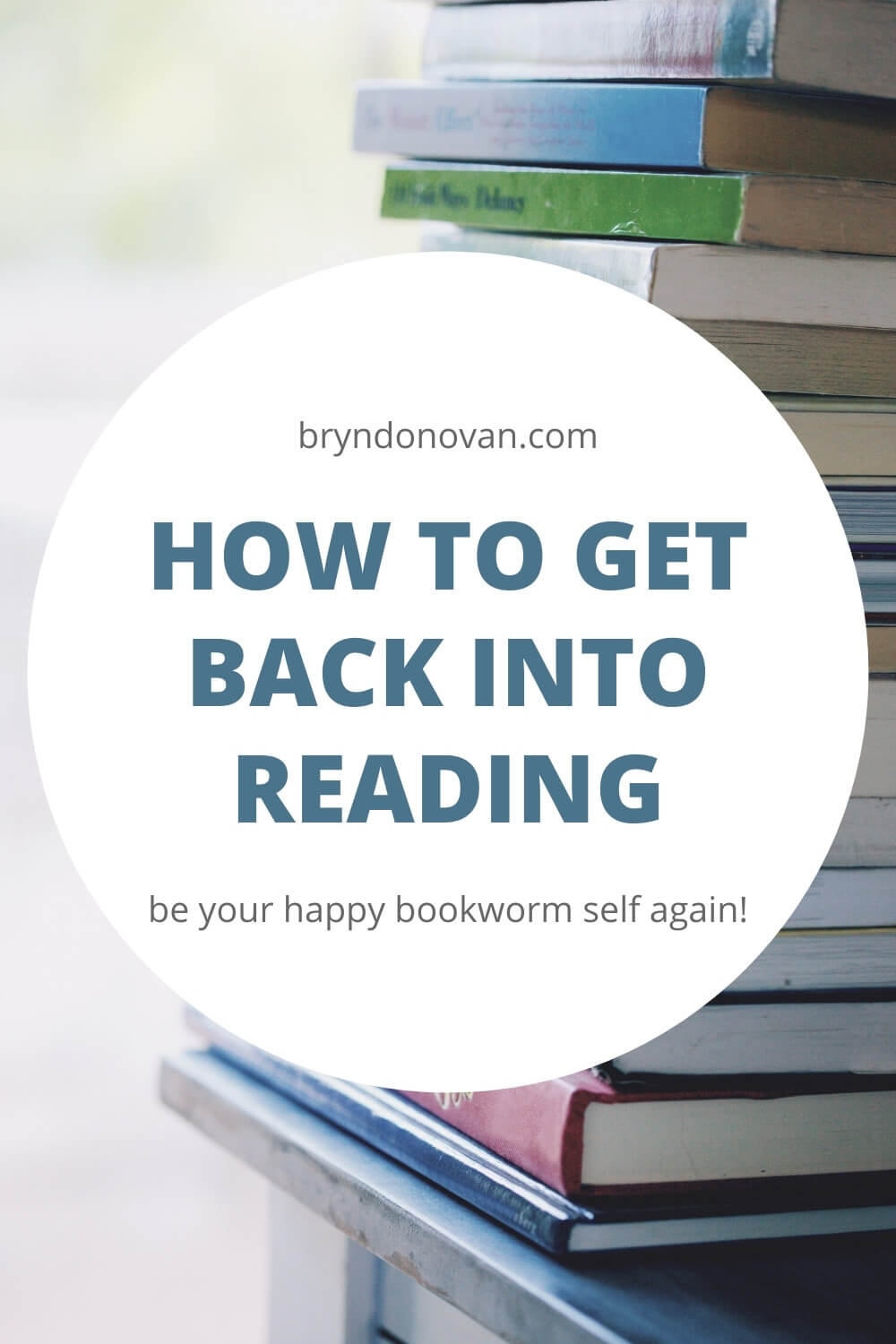 How to Get Back Into Reading